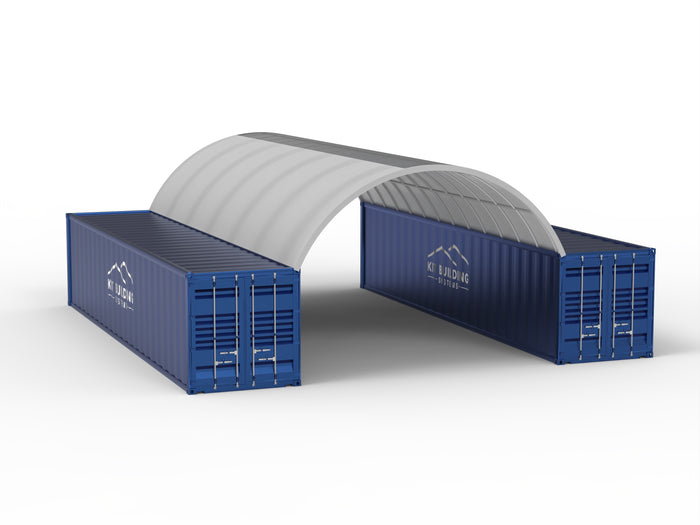 Steel Container Canopies - 20ft x 40ft x 6.5ft|6m x 12m x 2m